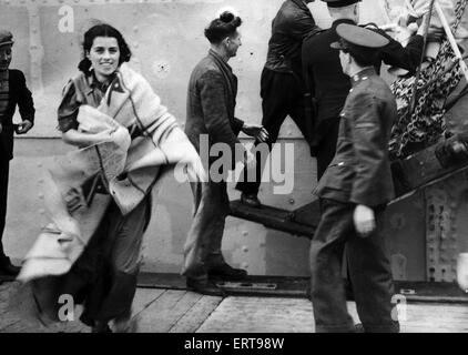 Survivors of SS Athenia in Galway. SS Athenia was the first British ...