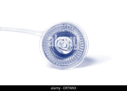 Halogen lamp projector isolated on white Stock Photo - Alamy