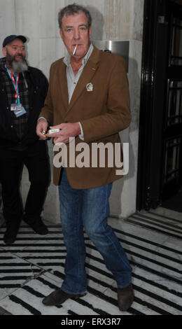 Jeremy Clarkson and Richard Hammond seen leaving BBC Radio 2 Studios in ...