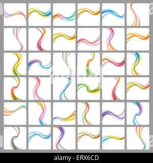 Mega set of wave abstract backgrounds - swirls, circles, geometric ...