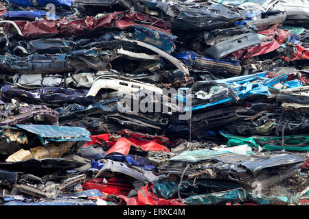 car junkyard scrap yard, Germany, Europe Stock Photo - Alamy