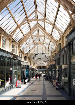 Grand Arcade shopping arcade in Leeds City Centre Stock Photo - Alamy