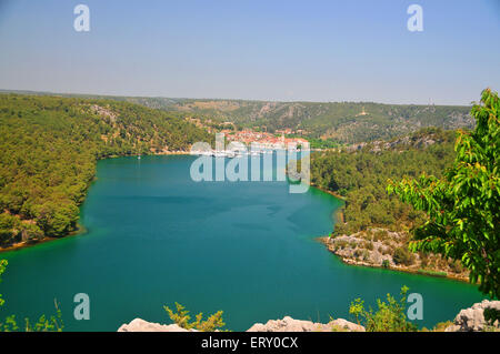 Skradin is the gateway entrance to the Krka National Park near Zadar ...