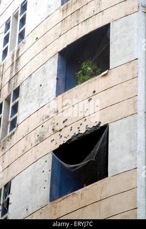 Modern buildings with broken windows in an urban area Stock Photo - Alamy