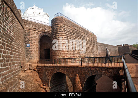 Entrance of Portuguese fort of Aguada in Goa, India 9-May-2008 Stock ...