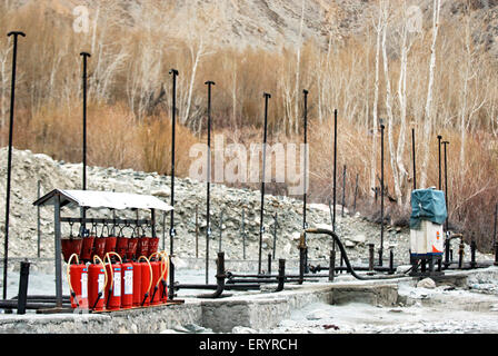 Fire extinguishers , Chutak Hydroelectric Plant project , Suru River ...