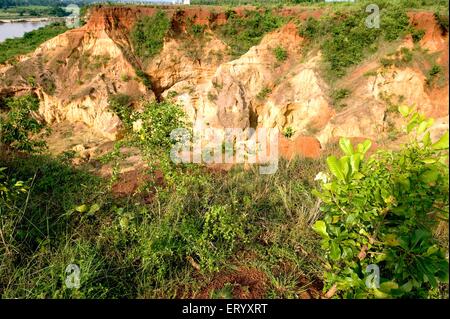 Indian Grand Canyon, river Shilabati, Gangani, Garbeta, Garhbeta ...