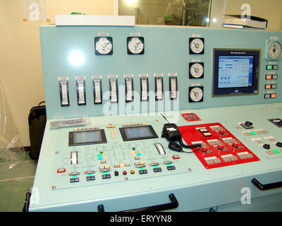 Main operating panel for computerized control marine ship engine Stock ...