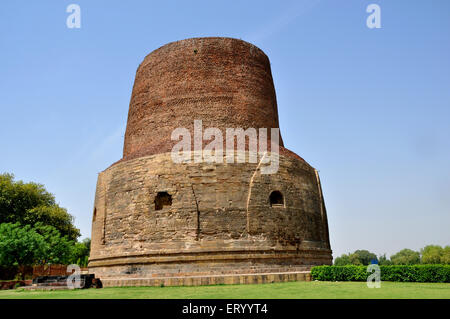 Dhamekh Stupa at Sarnath, Varanasi, India. Its a UNESCO world heritage ...