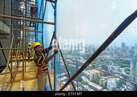 Building construction, Central area, Bombay, Mumbai, Maharashtra, India ...
