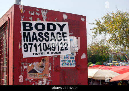 Narendra Modi Poster For Election on electricity box Delhi India Asia ...