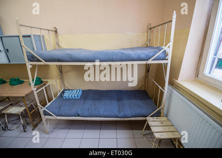 Cell in Bialoleka Prison and Correctional Facility in Warsaw, Poland ...