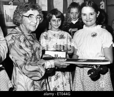 Councillor Doris Starkey, the Lord Mayor of Newcastle, sitting at a ...