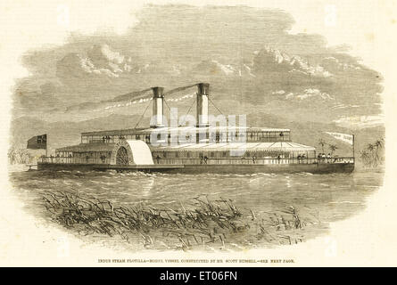 Indus steam flotilla Stock Photo - Alamy