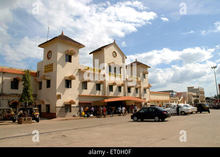 Mangalore central railway station building ; Karnataka ; India , Asia ...