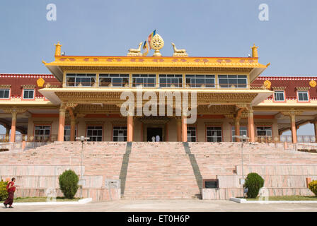 Tibetan Monastery at Mundgod Karnataka Stock Photo - Alamy