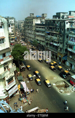 An aerial view of Kalbadevi area of Bombay Mumbai ; Maharashtra ; India ...