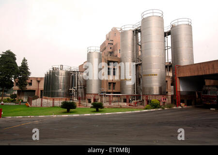Large tanks, Amul Factory, Anand, Gujarat, India Stock Photo - Alamy