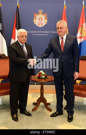 Belgrade, Belgrade, Serbia. 10th June, 2015. Palestinian President ...
