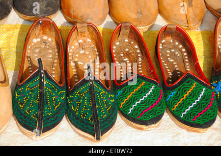Rajasthani handicraft mojri, Rajasthan, India, Asia Stock Photo - Alamy