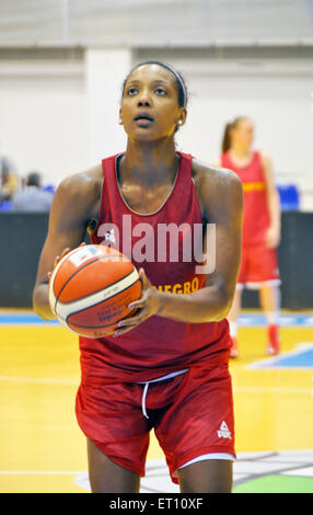 Timisoara, Romania. 10th June, 2015. Montenegro's player Angelica ...