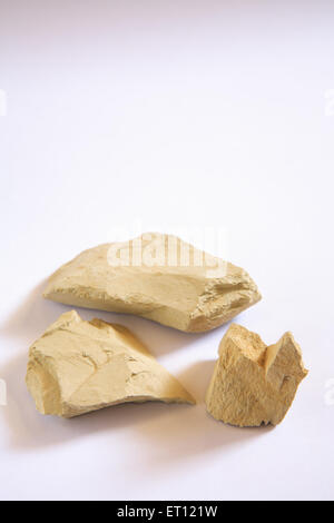multani mitti , herbal soap , clay soap , white background Stock Photo ...