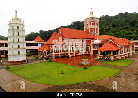 Shree shantadurga temple Panaji goa India Asia Stock Photo - Alamy