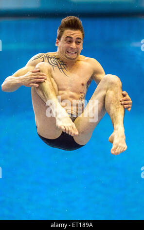 Rostock, Germany. 10th June, 2015. French diver Matthieu Rosset in ...