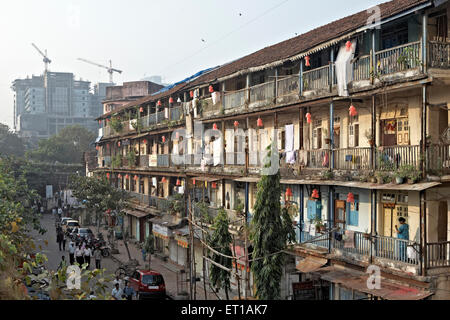 Indian chawls ; Bombay ; Mumbai ; Maharashtra ; India Stock Photo - Alamy