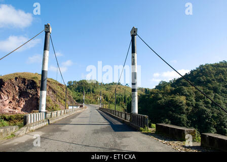 bridge at Mawdok midway ; Mawkdok Dympep Valley ; Shillong ...