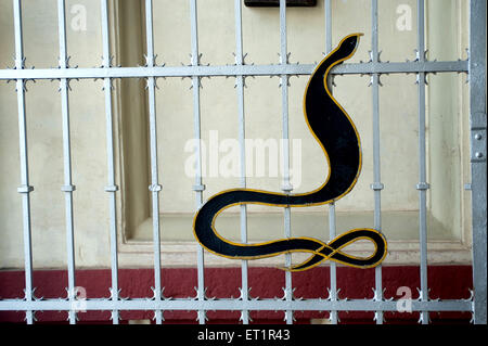 Form of snake on gate in scindia museum of jaivilas palace, Gwalior ...