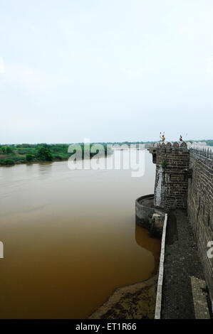 River Nira ; Akluj fort ; Shivsrushti Killa ; Solapur ; Maharashtra ...