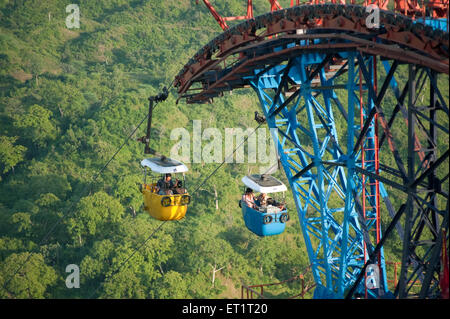 Ambaji ropeway, Cable car, Gabbar Hill, Gabbargadh, Ambaji, Banaskantha ...