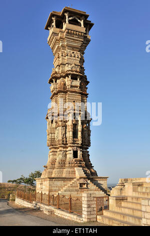 kirti stambh of Chittorgarh Stock Photo - Alamy