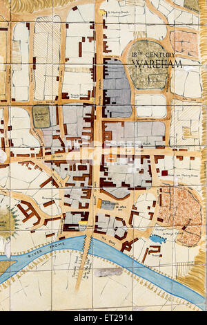 Street sign showing a map of where you are in Regent Street and ...