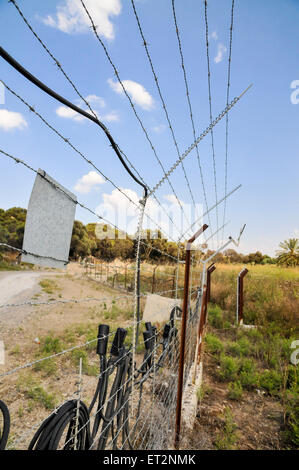 The Israeli Jordanian Border Photographed at Naharaim on the Jordan ...