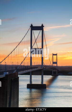 First Severn Bridge Stock Photo - Alamy