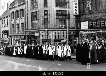 Easter Procession, Good Friday, 9th April 1971 Stock Photo - Alamy