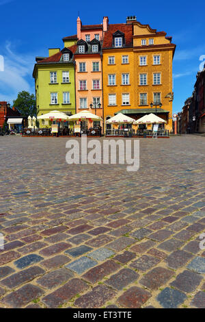 Warsaw, Poland, Street Scenes, Old Town Center, Historic Architecture ...