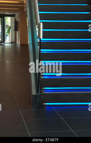 Modern office with corridors and steps Stock Photo - Alamy