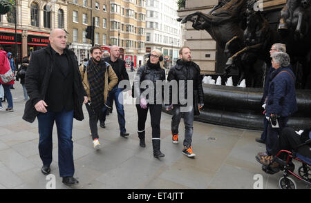 Andrea Faustini out and about in London Featuring: Andrea Faustini ...