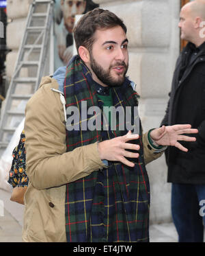 Andrea Faustini out and about in London Featuring: Andrea Faustini ...