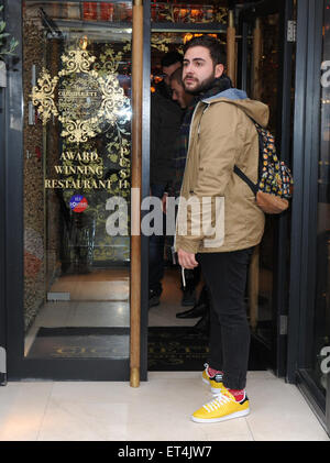 Andrea Faustini out and about in London Featuring: Andrea Faustini ...