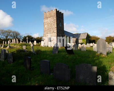 St Nectan's Church, Welcombe, Devon. A medieval chapel Stock Photo - Alamy