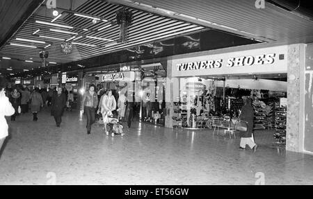 Hill Street Shopping Centre, Middlesbrough, 19th November 1982 Stock ...