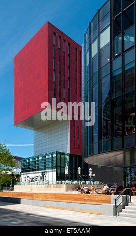 The 'Innside' hotel and the 'Home' arts centre buildings, Tony Wilson ...