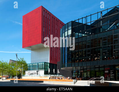 The 'Innside' hotel and the 'Home' arts centre buildings, Tony Wilson ...