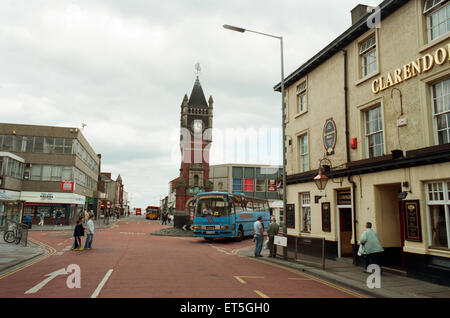 Redcar Clock Tower, 13th July 1998 Stock Photo - Alamy