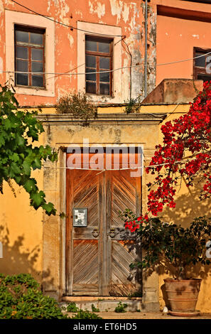 Archanes Town, Crete Island - Greece. View of Archanes village from the ...