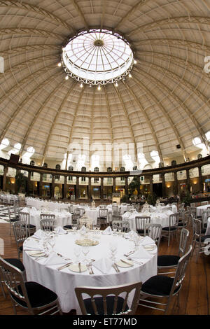 Interior of the Devonshire Dome in Buxton, Derbyshire; the largest ...